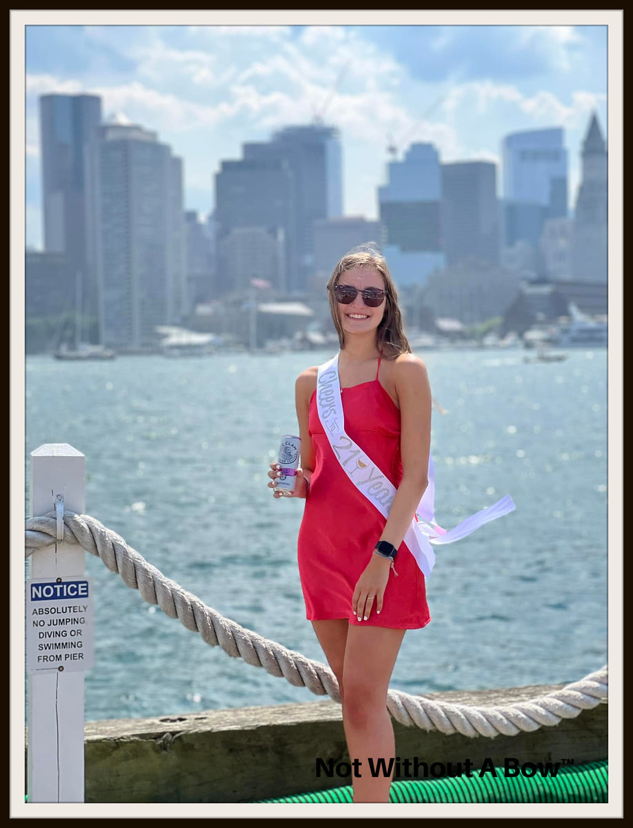 21st Birthday Sash - Cheers to 21 Years Birthday Sash - Personalized C ...