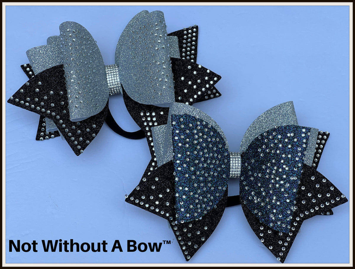 XL Rhinestone Burst Dolly Glitter Cheer Bow | Not Without A Bow ...