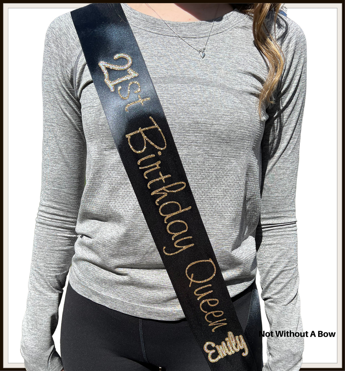 Custom Birthday Sash - Birthday Sash - 21st Birthday Sash - Personaliz ...